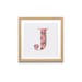 Letter J, Cross Stitch Alphabet Pattern, Floral Monogram, Counted Cross ...