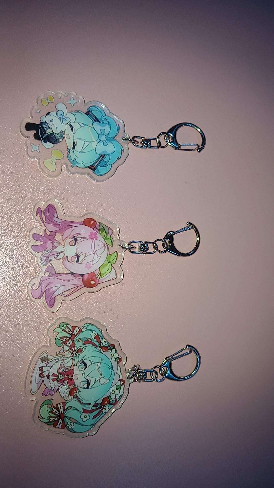 Anime Girls Acrylic Keychains - Etsy