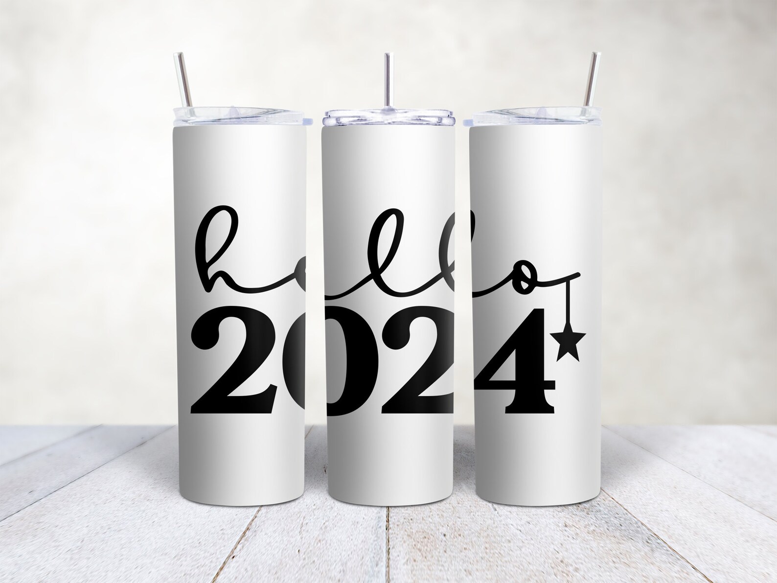 Hello 2024 SVG PNG, Happy New Year 2024, New Year Sublimation Design ...