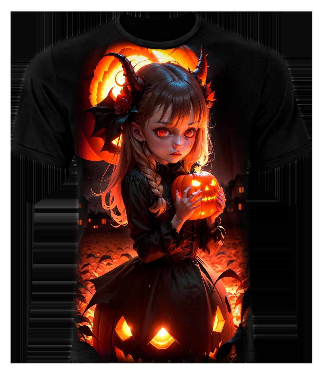 High Resolution Halloween Demon Girl PNG Download Halloween - Etsy