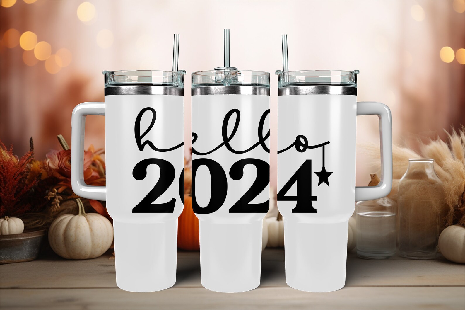 Hello 2024 SVG PNG, Happy New Year 2024, New Year Sublimation Design ...