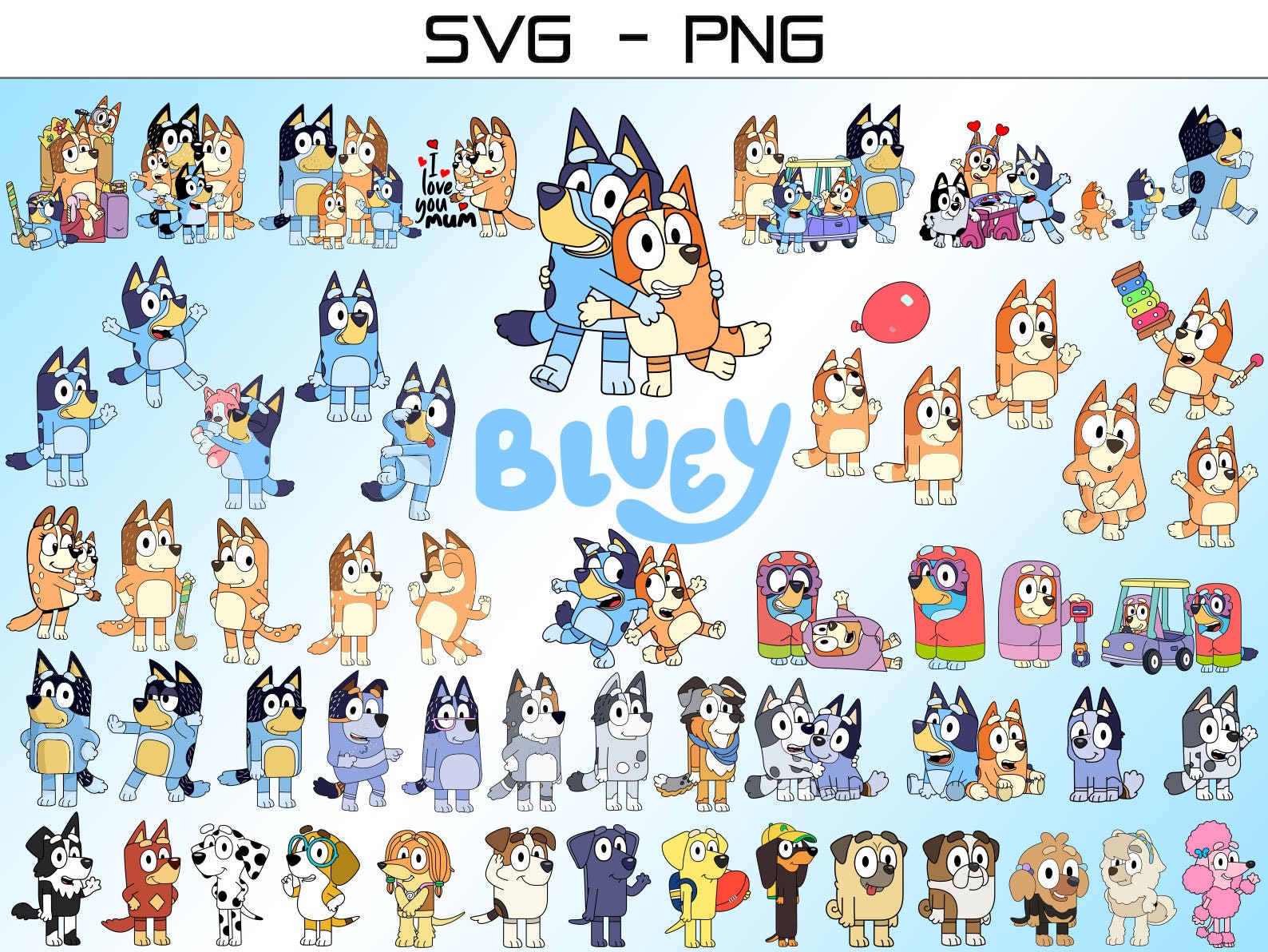 Bluey bingo svg - Portugal🎇 Descobrindo a magia e a diversão do ...