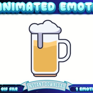 Animated Twitch Emote, Beer Emote, Funny Twitch Emote, Love Twitch ...