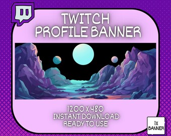 Twitch Profile Banner, Cute Gamer Profile Banner, Pink Profile Display ...