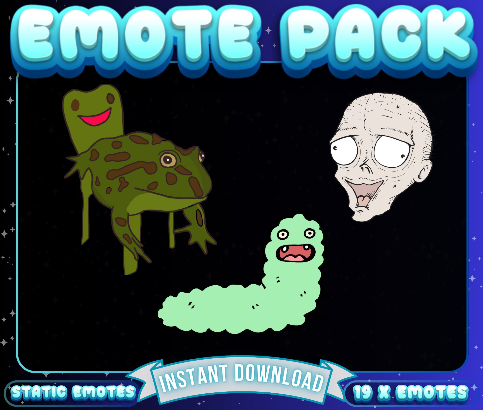 Funny Meme Emote Pack, Twitch Emote Pack, Tiktok Emote Pack, Discord ...