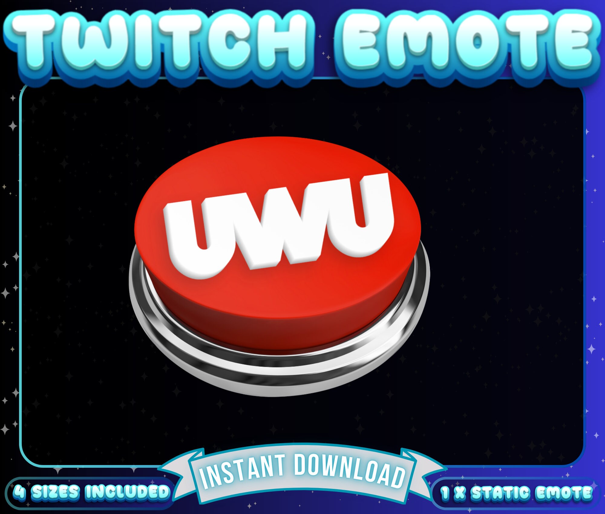 UWU Twitch Emote, Funny Streamer Emote (digital Download) - Etsy