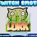 1 X Lurk Twitch Emote, Funny Emote, Discord Emote, Funny Twitch Emote ...