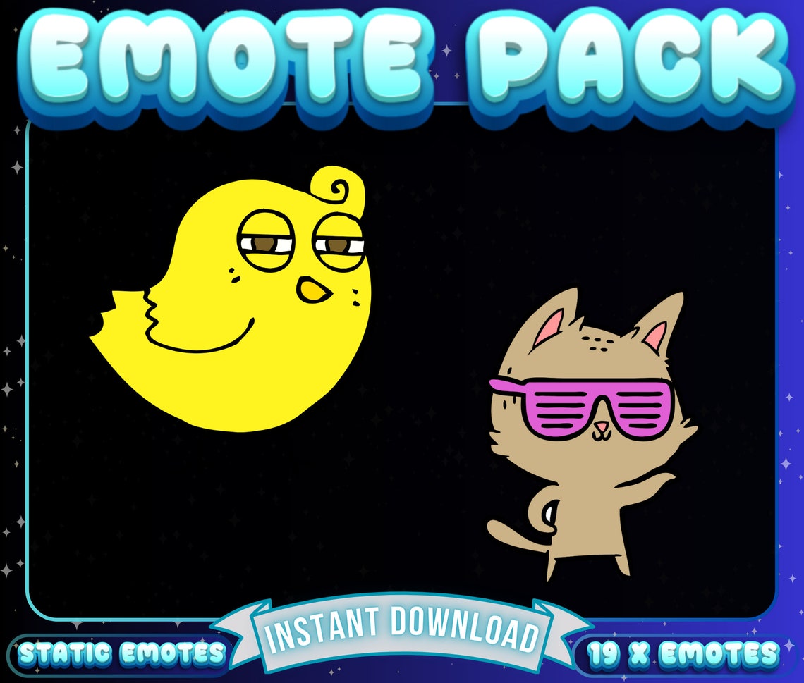 Funny Meme Emote Pack, Twitch Emote Pack, Tiktok Emote Pack, Discord ...