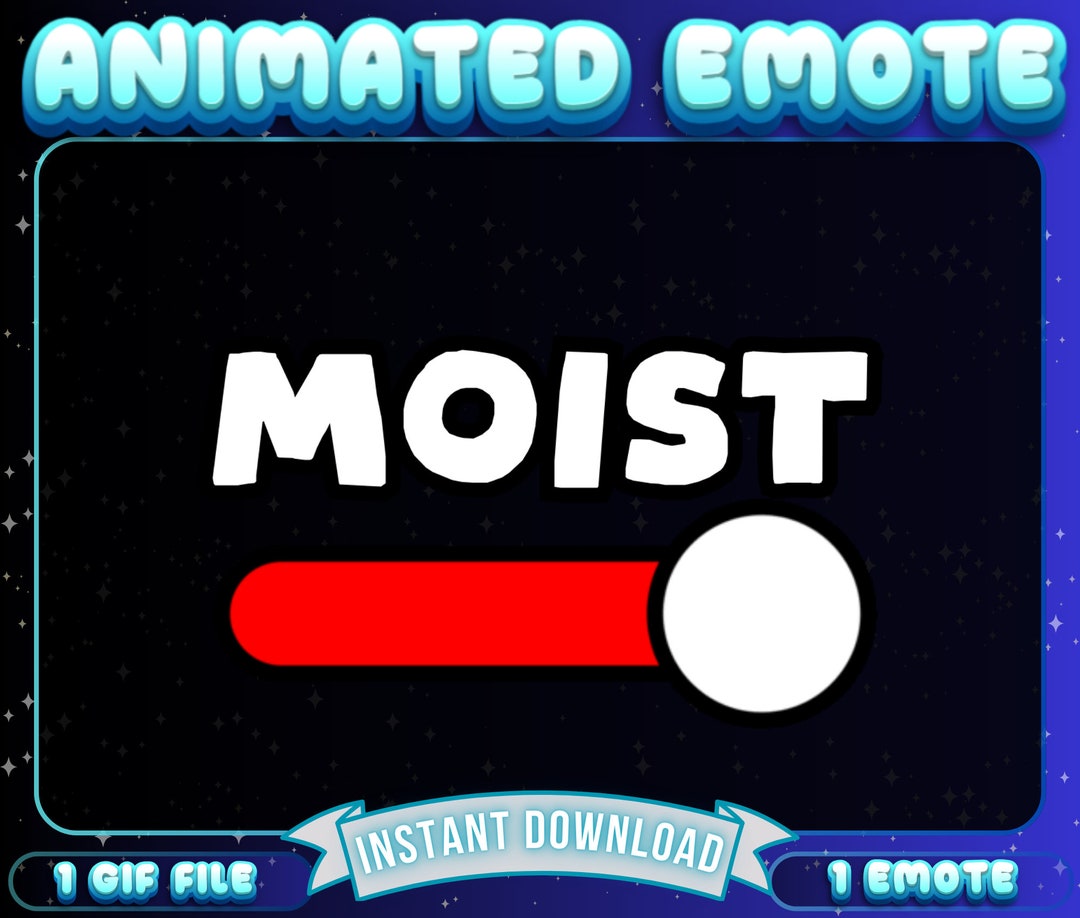 Animated Twitch Emote, Moist Emote, Funny Twitch Emote, Moist Twitch ...
