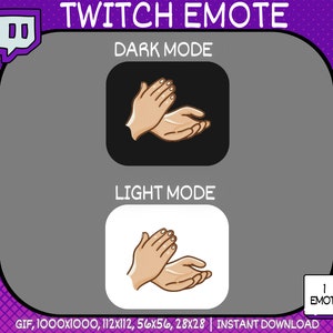 Animated Twitch Emote, Clapping Emote, Funny Twitch Emote, Clapping ...