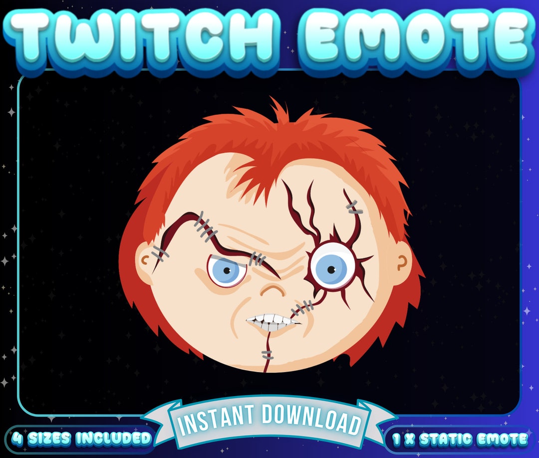 1 X Halloween Doll Twitch Emote, Funny Emote, Discord Emote, Funny ...
