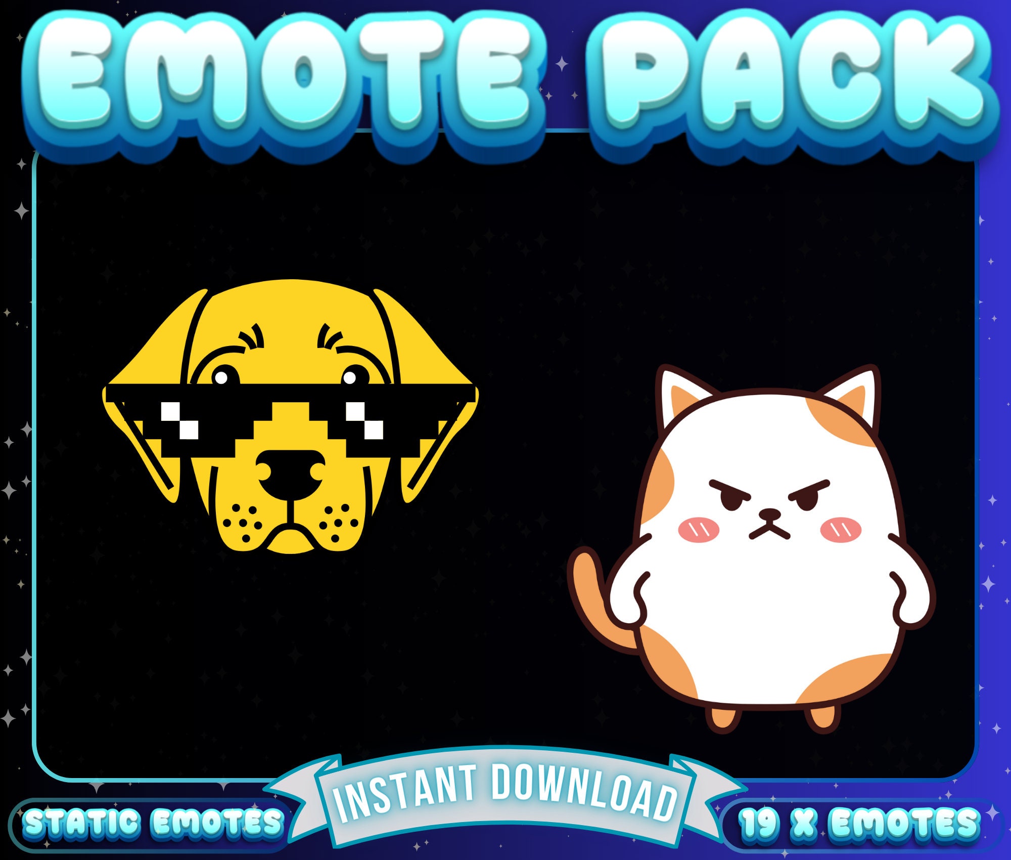 Funny Meme Emote Pack, Twitch Emote Pack, Tiktok Emote Pack, Discord ...