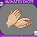 Animated Twitch Emote, Clapping Emote, Funny Twitch Emote, Clapping ...