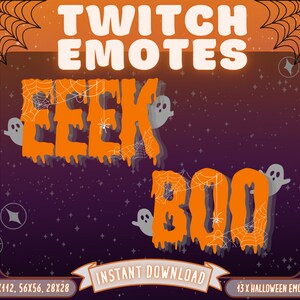 13 X Halloween Text Emotes, Halloween Twitch Emotes, Halloween Emotes ...