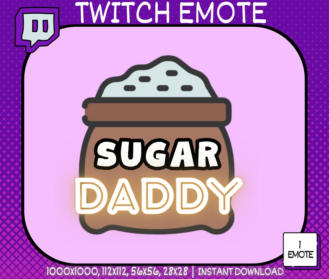 Twitch Emote Funny Twitch Emote Cute Twitch Emote Sugar - Etsy