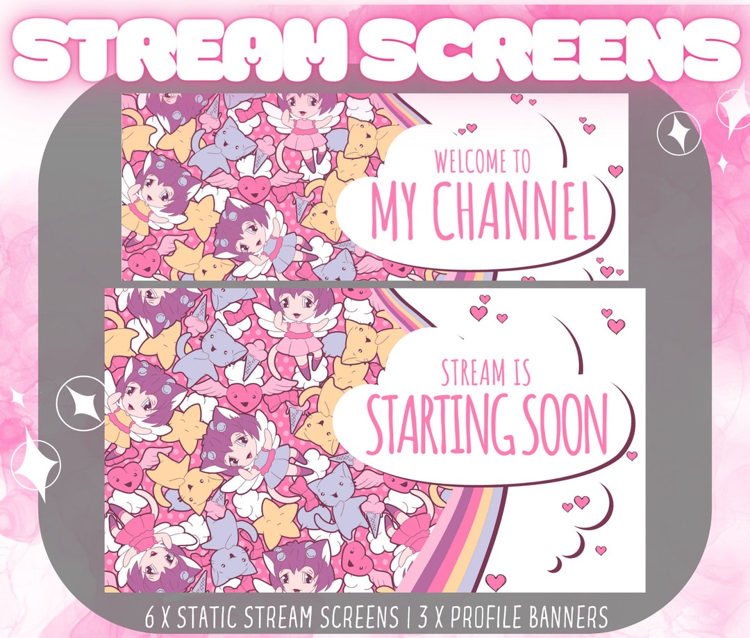 Cute Kitty Stream Screens + Profile Banners, Kitty Stream Screens ...