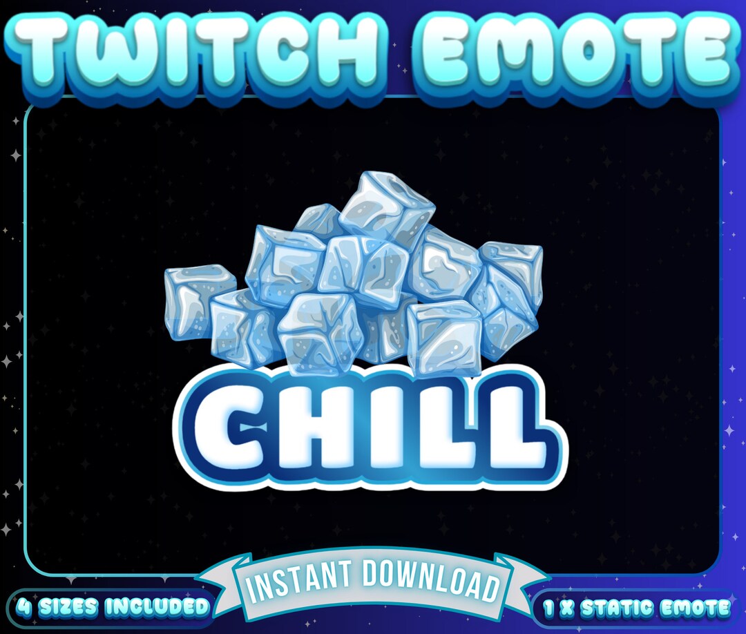 1 X Chill Twitch Emote, Funny Emote, Discord Emote, Funny Twitch Emote ...