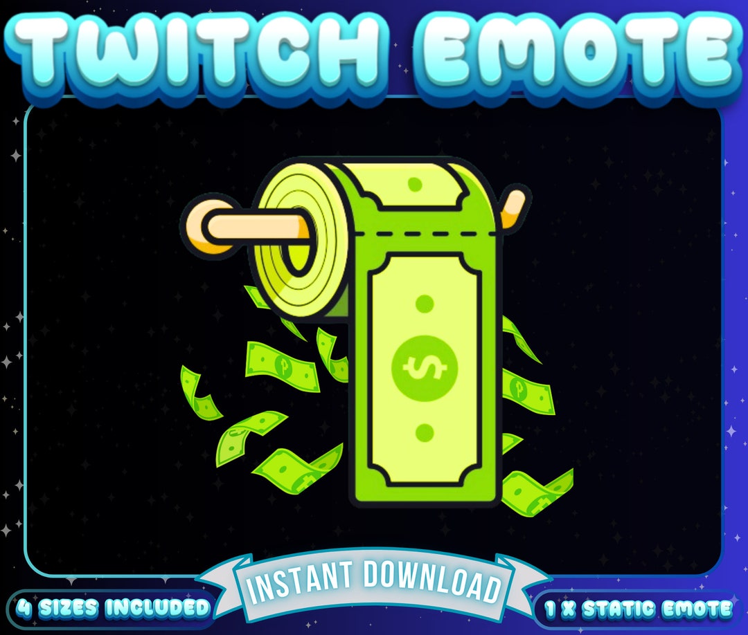 1 X Money Twitch Emote, Funny Emote, Discord Emote, Funny Twitch Emote ...