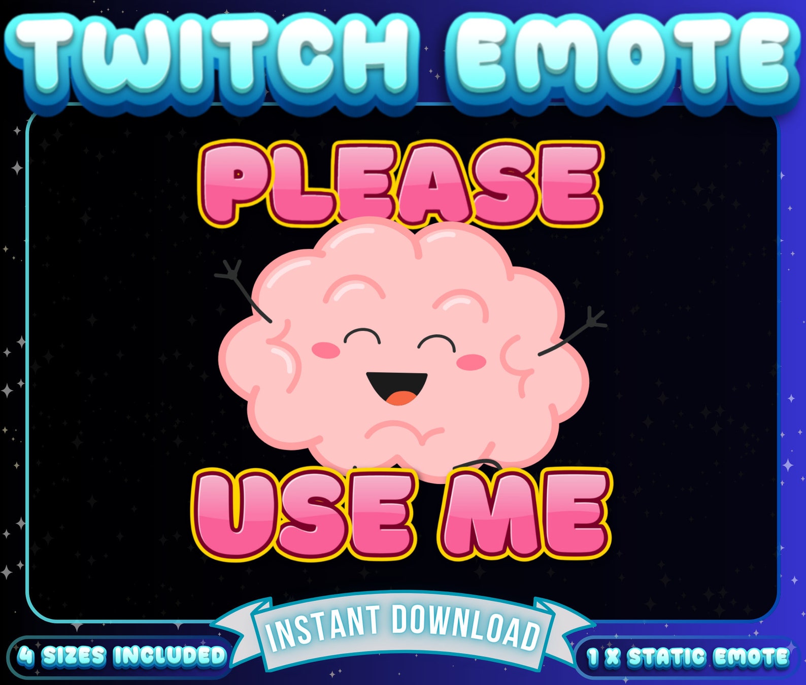 1 X Please Use Me Twitch Emote, Funny Emote, Discord Emote, Funny ...