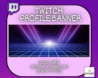 Twitch Profile Banner, Rainbow Welcome Profile Banner, Rainbow Profile ...