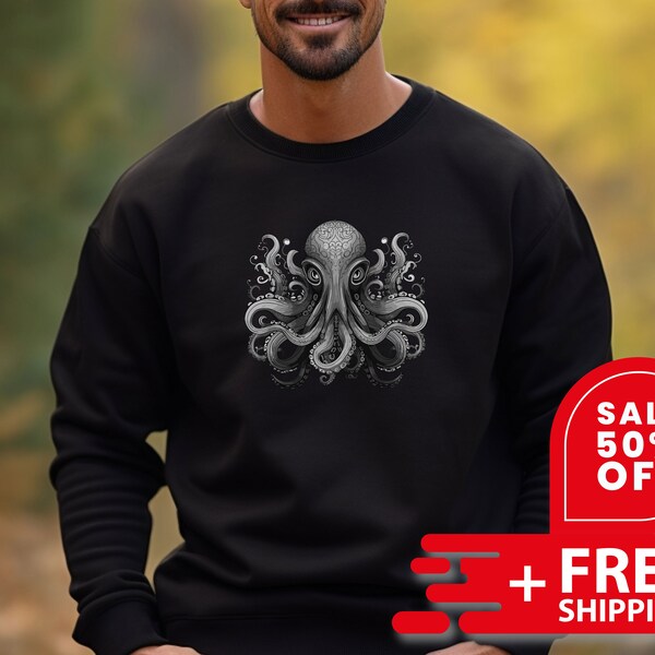 Octopus Sweater - Etsy