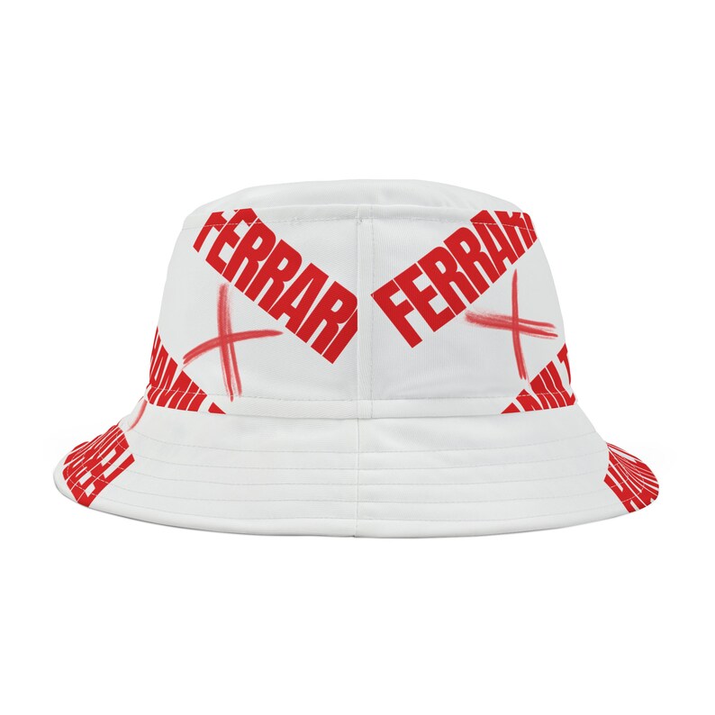 Lewis Hamilton X Ferrari Bucket Hat, Lewis Hamilton Print Hat, Lewis ...