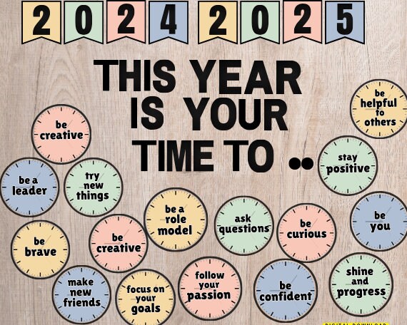 Back to School Bulletin Board, Back to School Motivational Bulletin ...