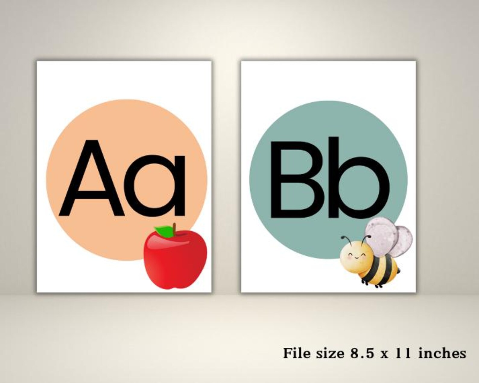 Alphabet Classroom Poster, Classroom Poster,kindergarten Alphabet ...