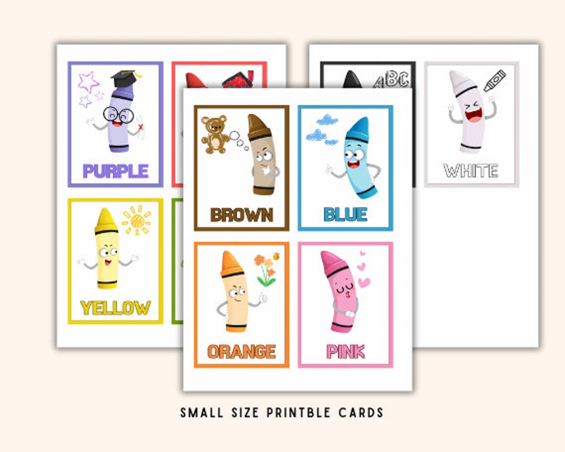 Preschool Printables Colors Classroom Posters, Color Posters ...