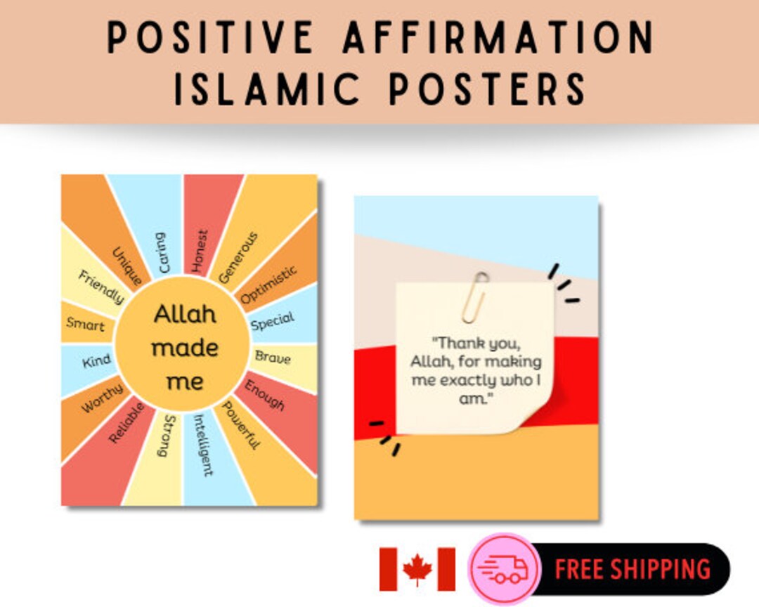 Islamic Poster for Kids. Kids Room Poster, Islamic Poster for Children ...