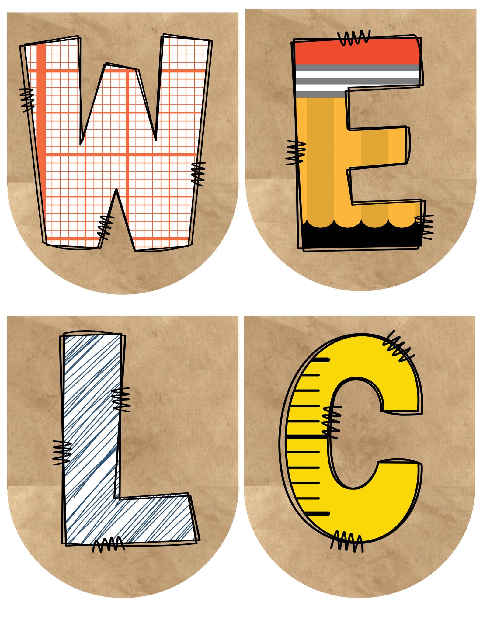 Back to School Printable Banner, Welcome Back to School Banner,banner ...