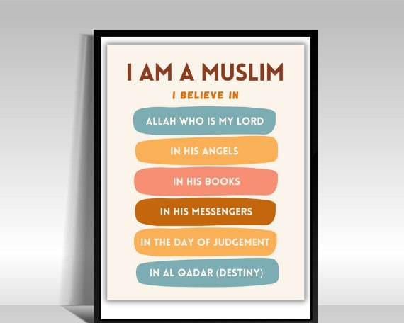 Islamic Poster, Posters for Classroom,muslim Poster, Sunset Themed ...