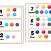 Pom Pom Activity, Counting Cards, Color Activity With Pompoms, Numbers ...