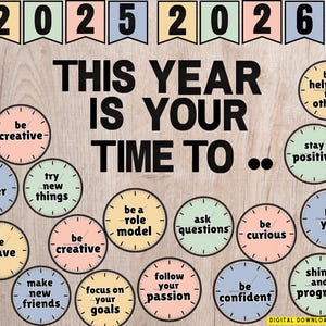 Back to School Bulletin Board, Back to School Motivational Bulletin ...