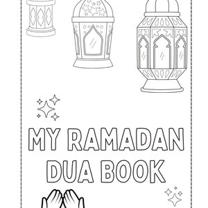 Ramadan Dua Book, Kid Dua Book, Dua Book Printable for Kids, Ramadan ...