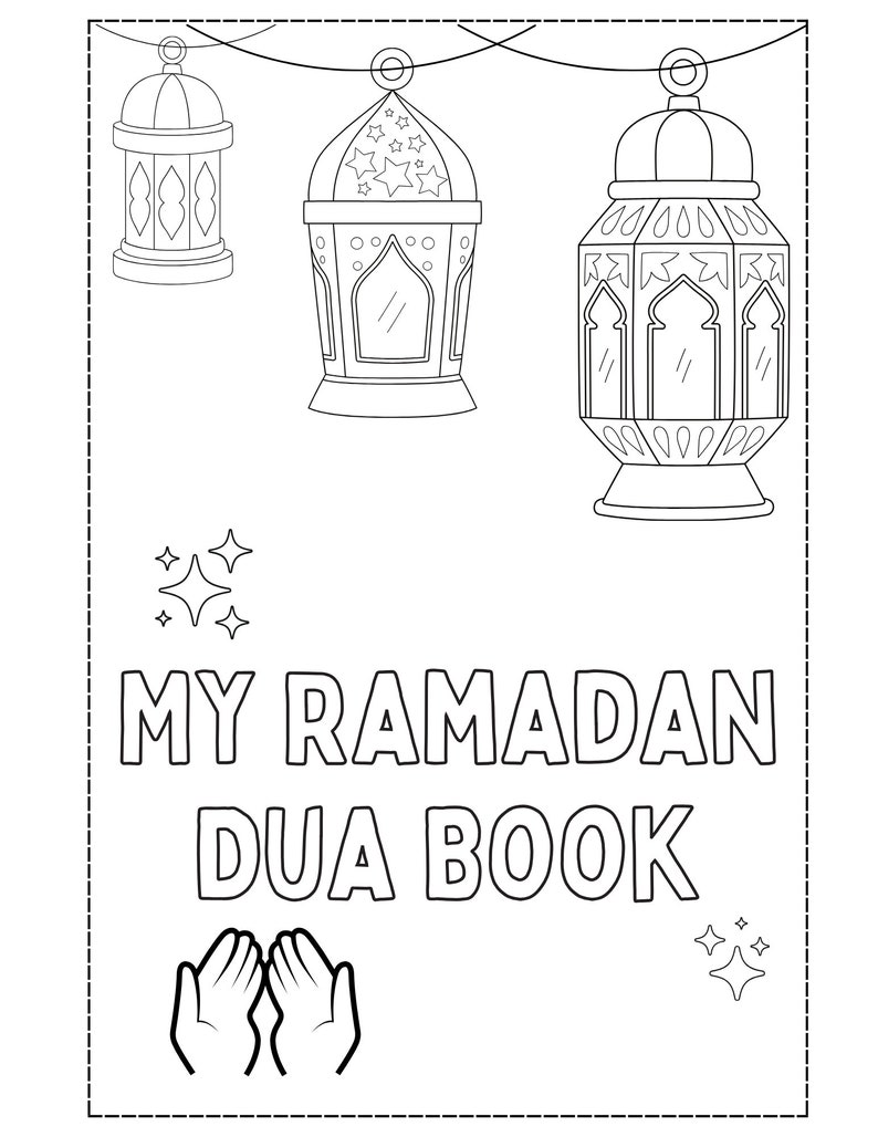 Ramadan Dua Book, Kid Dua Book, Dua Book Printable for Kids, Ramadan ...