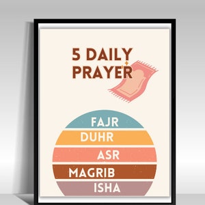 Islamic Poster, Posters for Classroom,muslim Poster, Sunset Themed ...