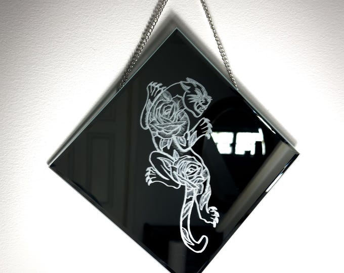 Panther Mirror - Etsy
