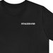 STAGEHAND Black Short Sleeve Shirt Print on Front and Back - Etsy