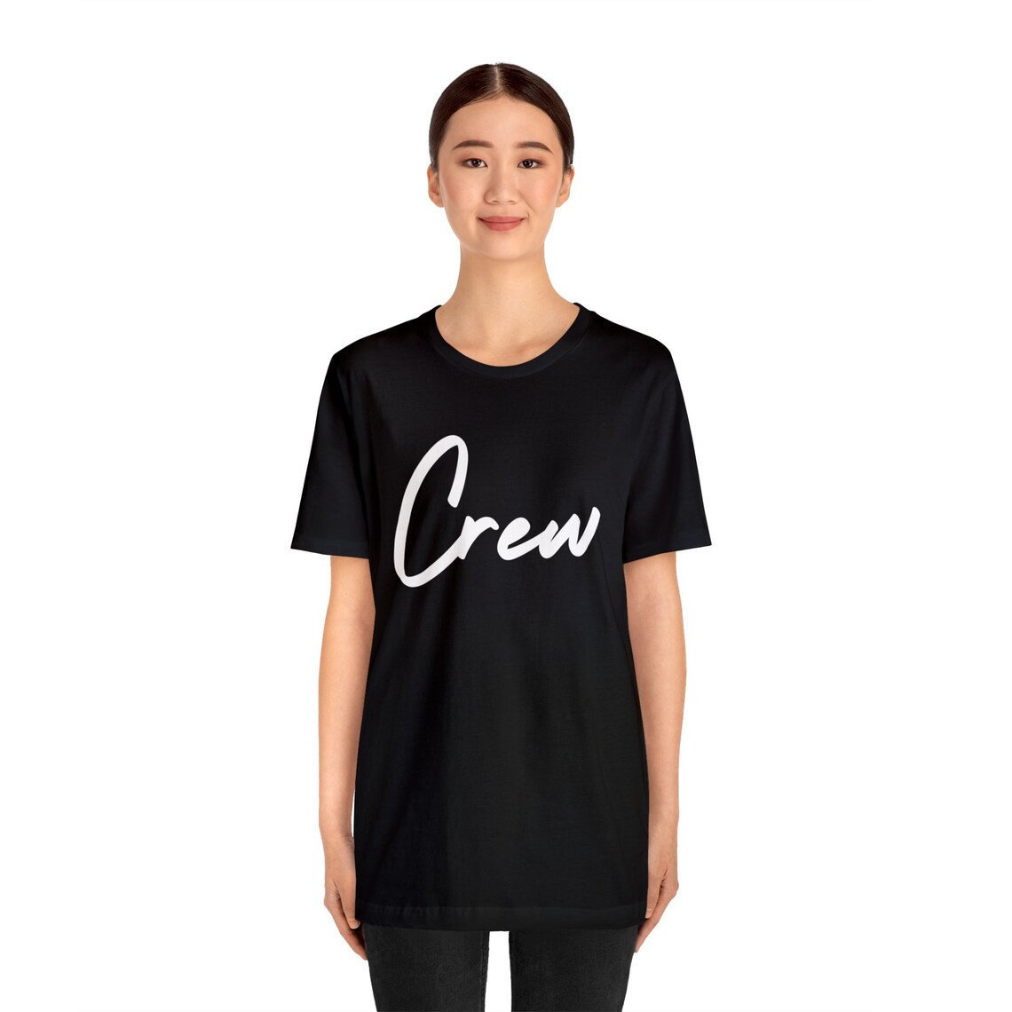 Crew Shirt, Black Staff Tshirt, Uniform for Event Professionals, Gift ...