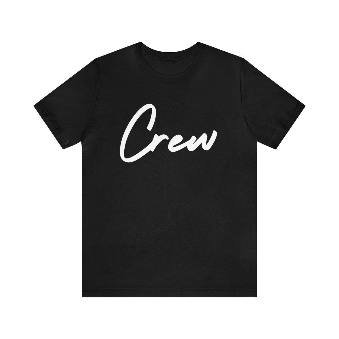 Crew Shirt, Black Staff Tshirt, Uniform for Event Professionals, Gift ...