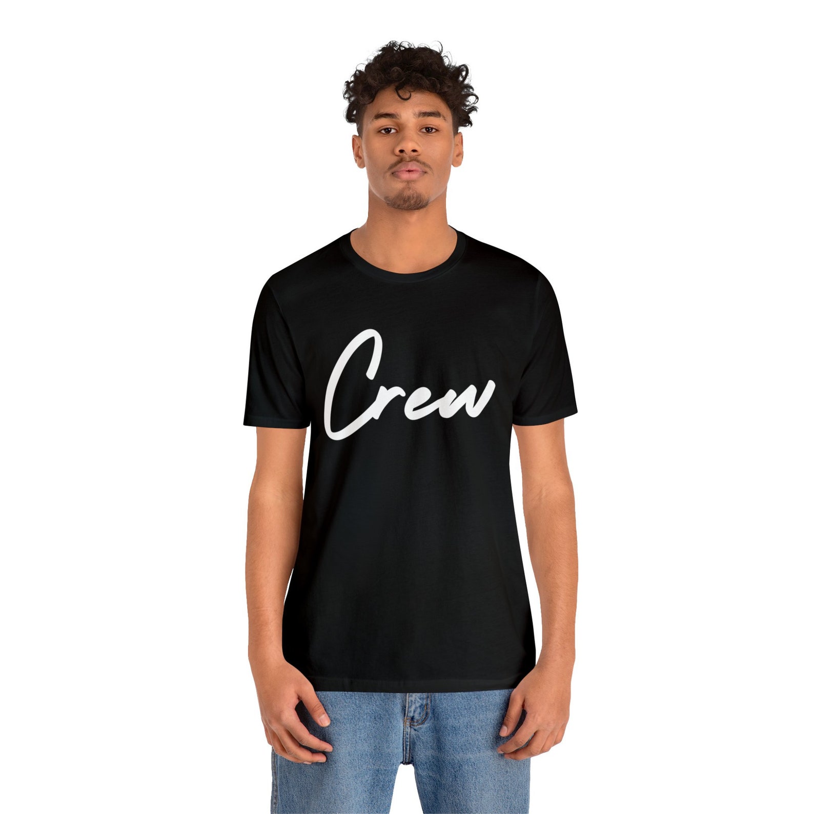 Crew Shirt, Black Staff Tshirt, Uniform for Event Professionals, Gift ...