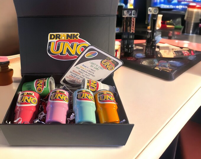 Drunk Uno Game Set Etsy