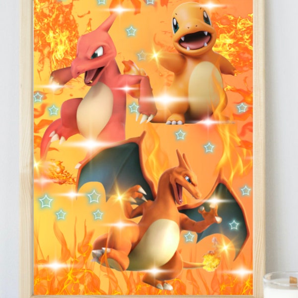 Charmander Evolution - Etsy