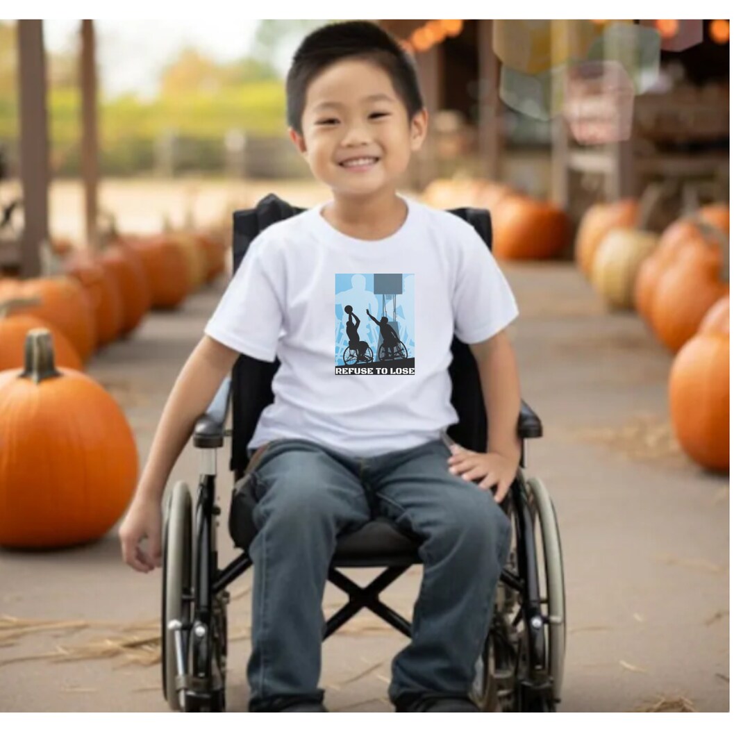 Refuse to Lose Kids With Disabilities Wheelchair Basketball Kids Heavy ...