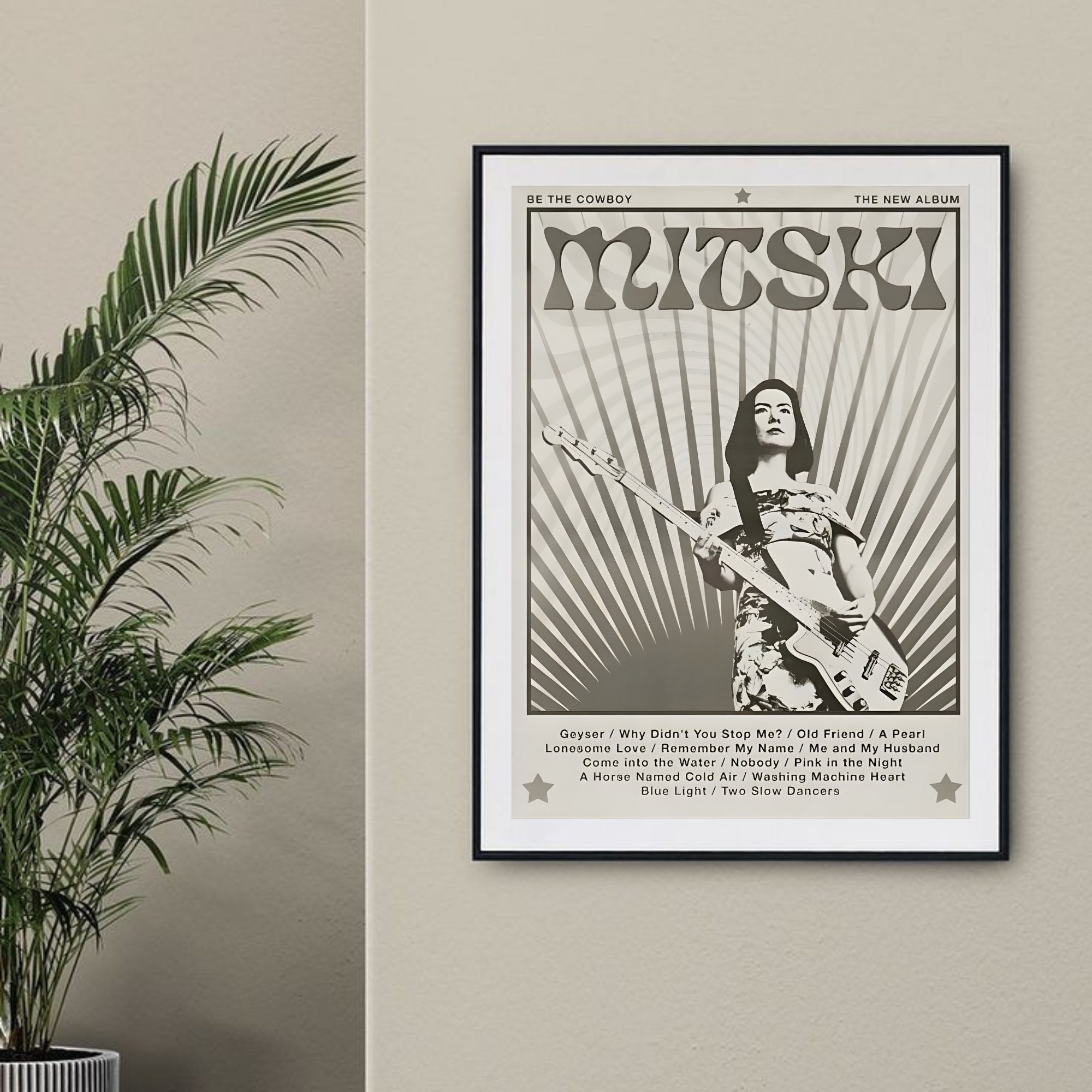 Mitski Poster, Mitski Wall Art, Vintage Mitski Poster, Retro Mitski Wall Art, Album Poster ...