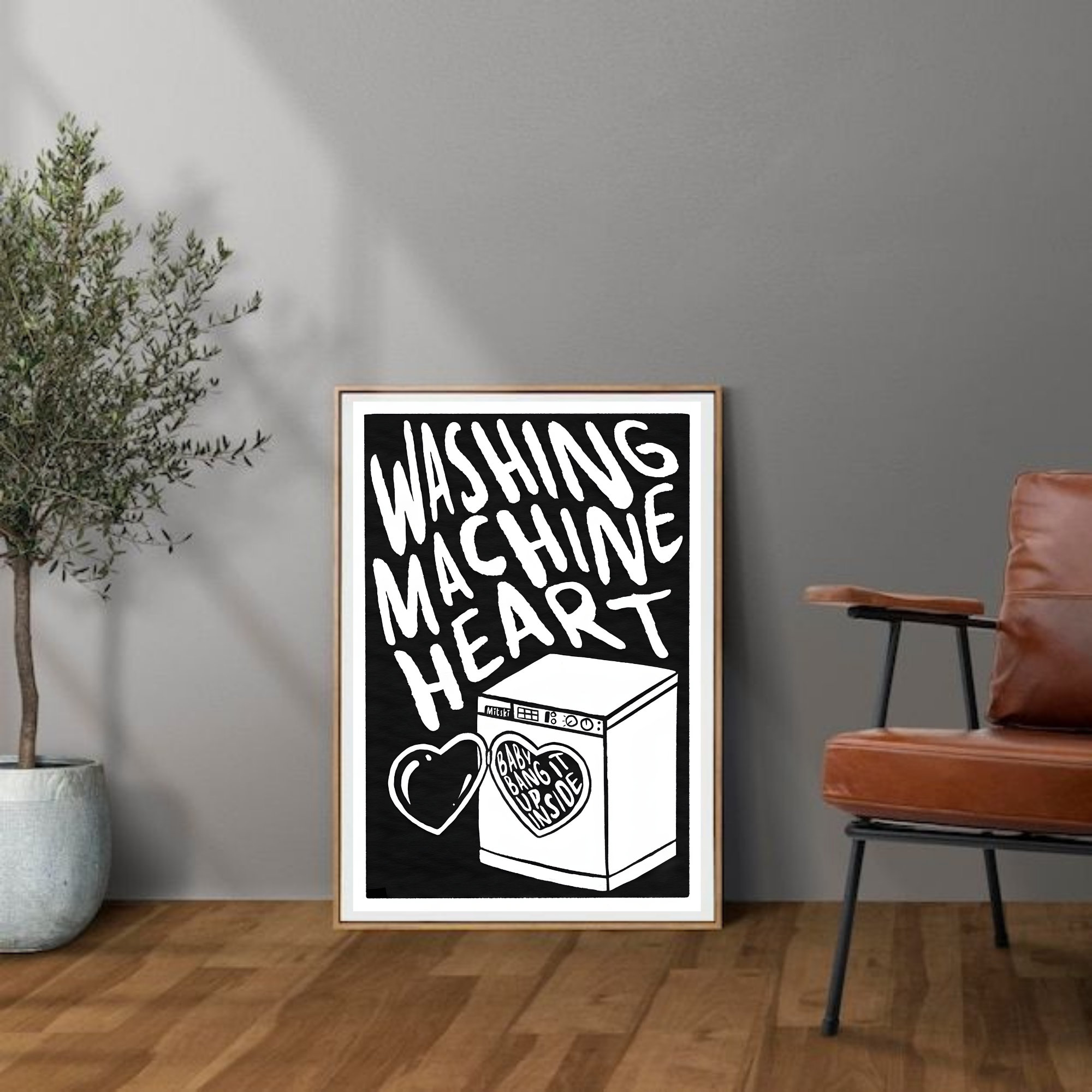 Mitski Poster, Mitski Wall Art, Washing Machine Heart Poster, Washing Machine Heart Mitski ...