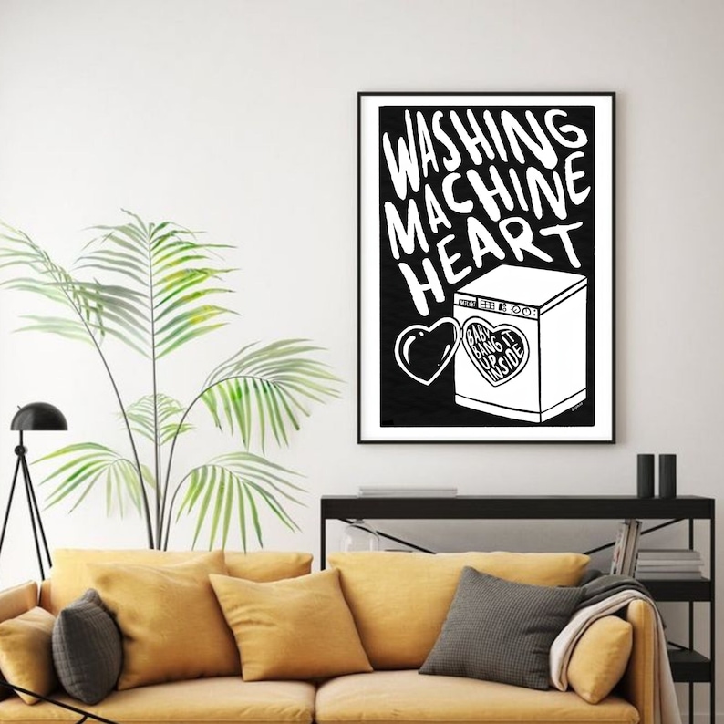 Mitski Poster, Mitski Wall Art, Washing Machine Heart Poster, Washing ...