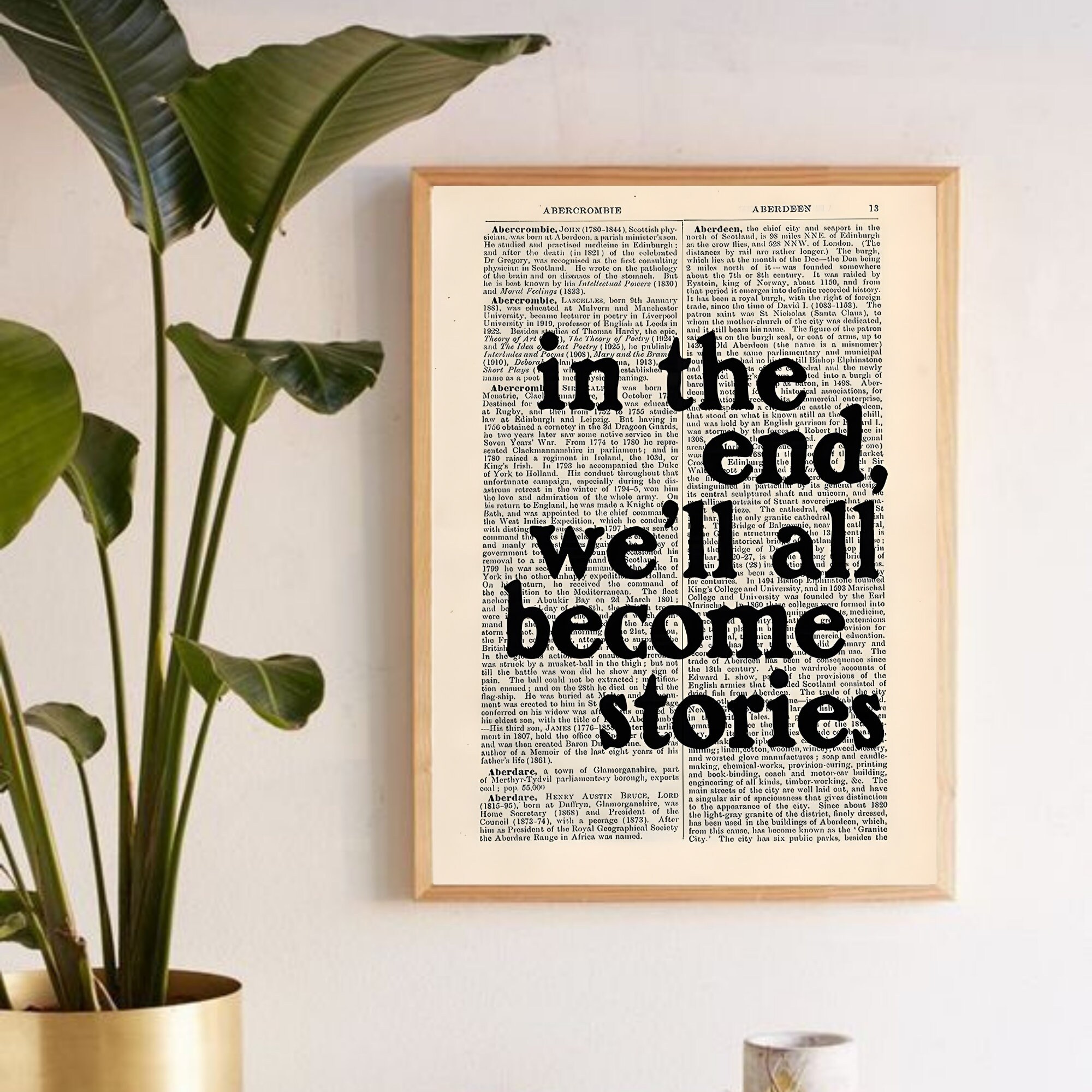 Vintage Book Page Wall Art, Vintage Book Page Poster, Book Page Decor ...