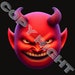 RED DEVIL Emoji Designs – Pack of 4 PSD Files! - Etsy